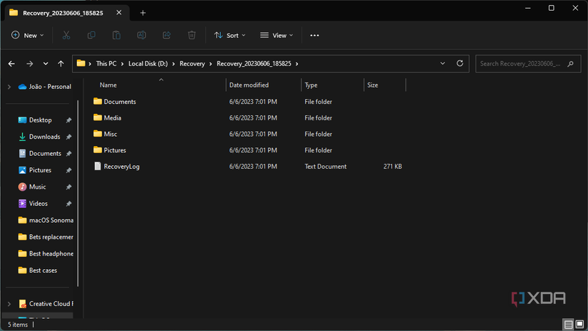 How to recover deleted files in Windows 11