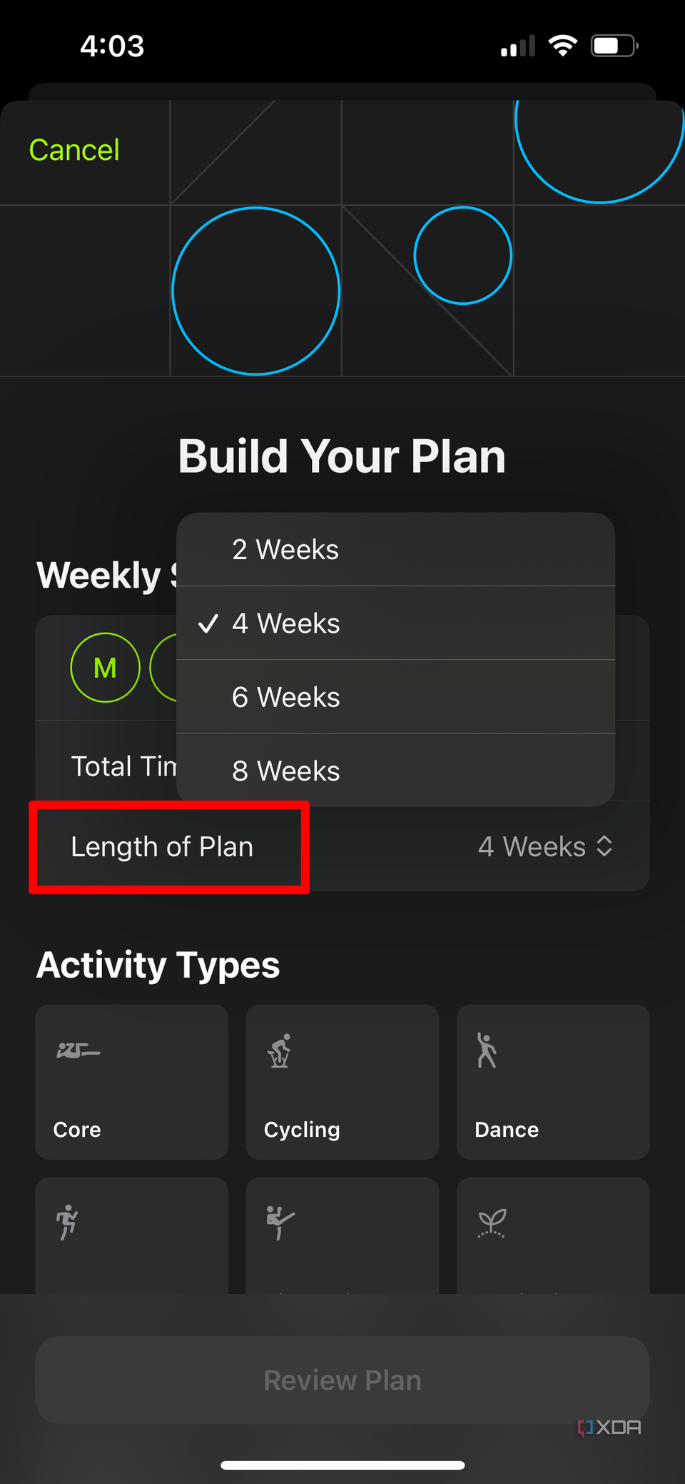 How to create a custom Fitness+ workout plan on iOS and iPadOS 18
