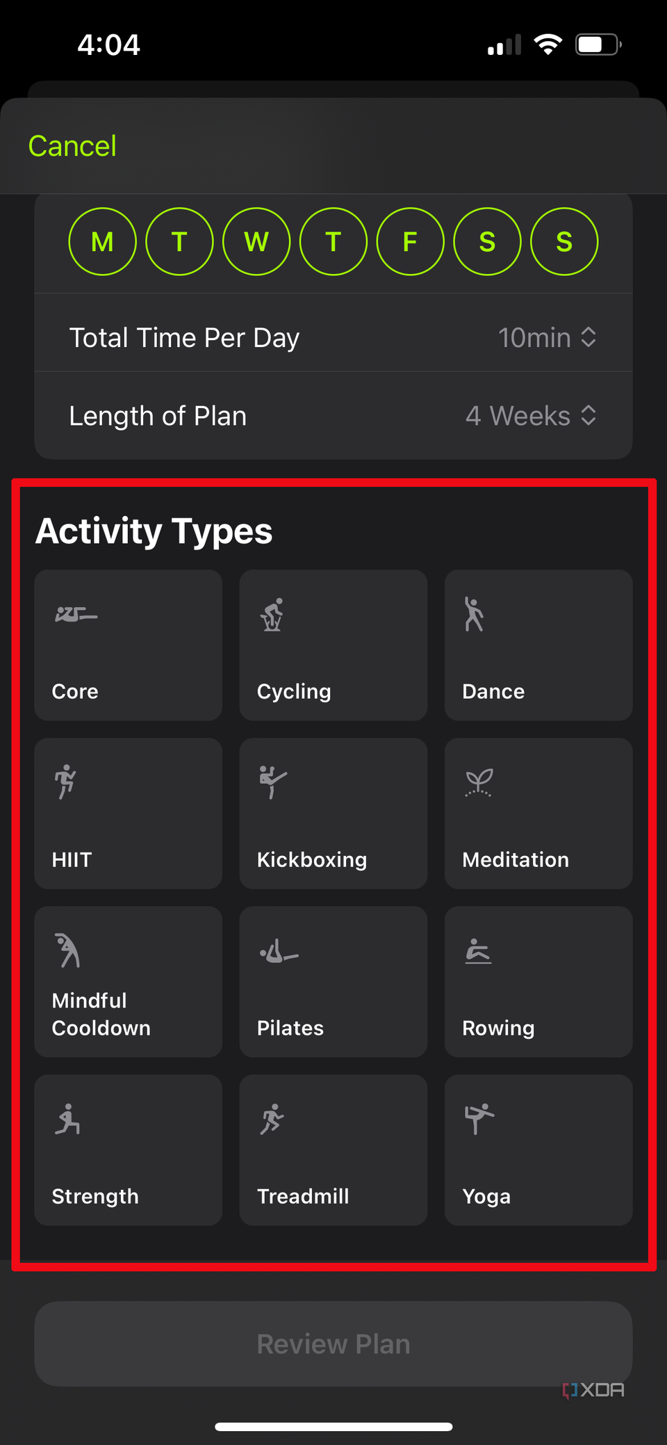 How to create a custom Fitness+ workout plan on iOS and iPadOS 18