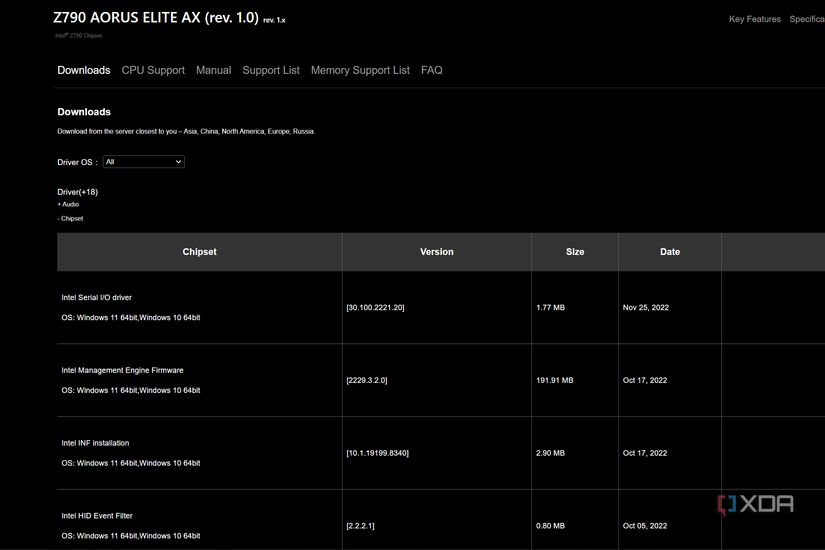 How to update Intel and AMD chipset drivers?