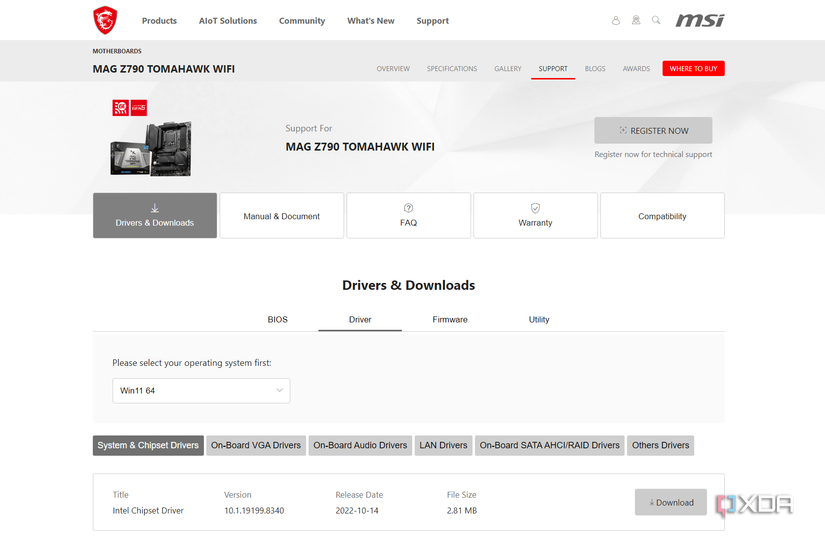 How to update Intel and AMD chipset drivers?