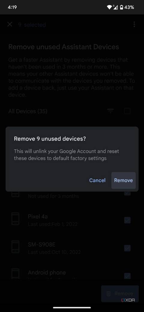 How to speed up Google Assistant by removing unused devices