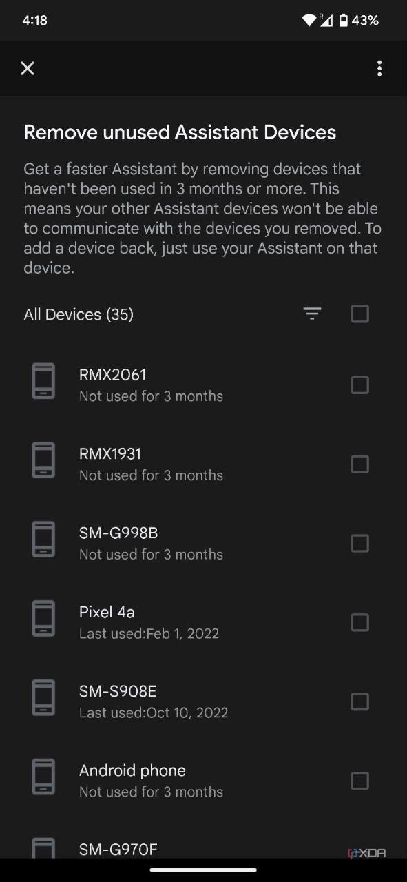 How to speed up Google Assistant by removing unused devices