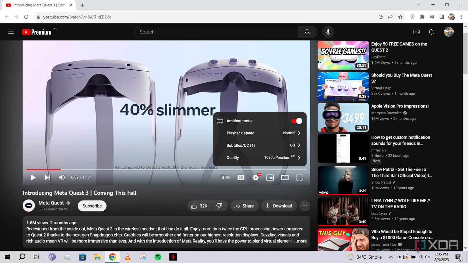 YouTube begins rolling out 1080p Premium enhanced bitrate option for ...
