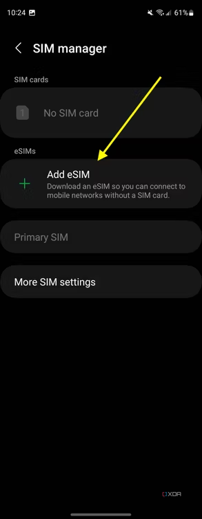 How to enable and use eSIM