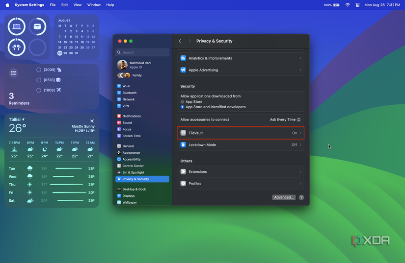 How to use the FileVault encryption feature on macOS