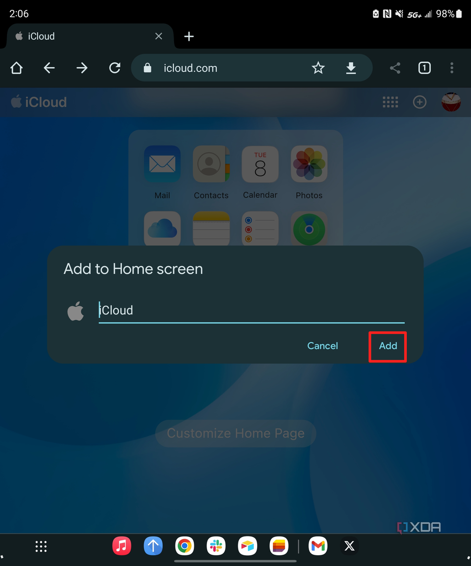 How to use iCloud services on your Android device