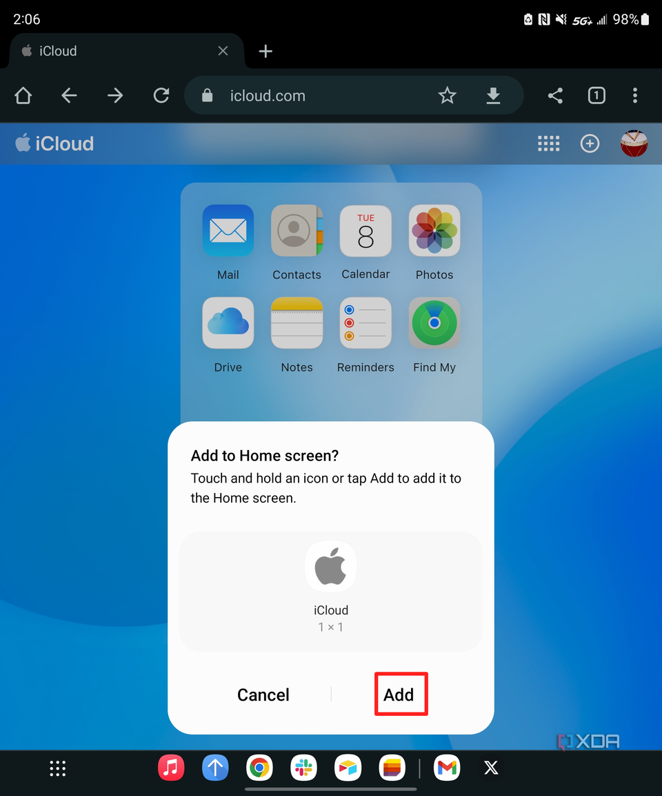 How to use iCloud services on your Android device