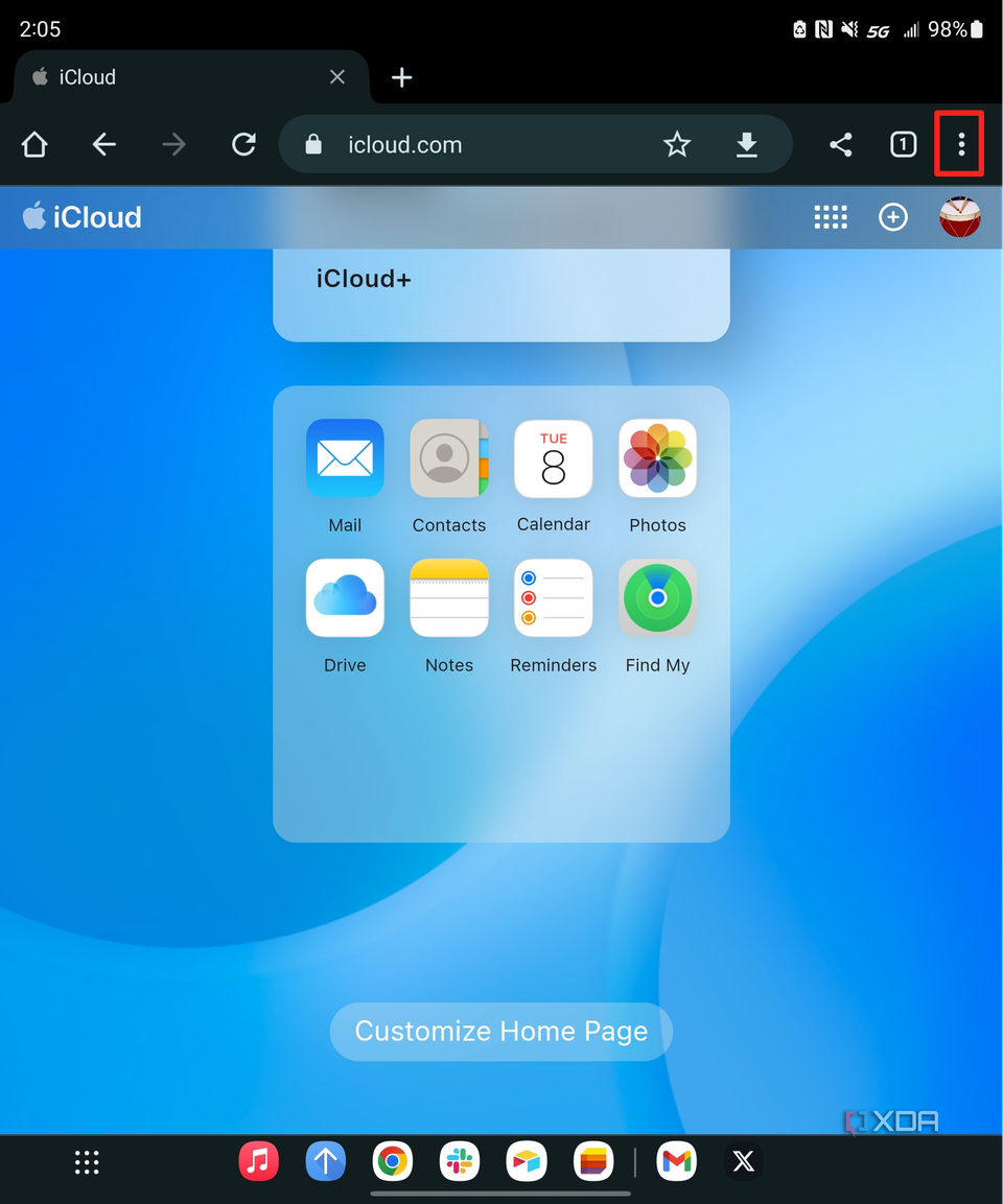 How to use iCloud services on your Android device