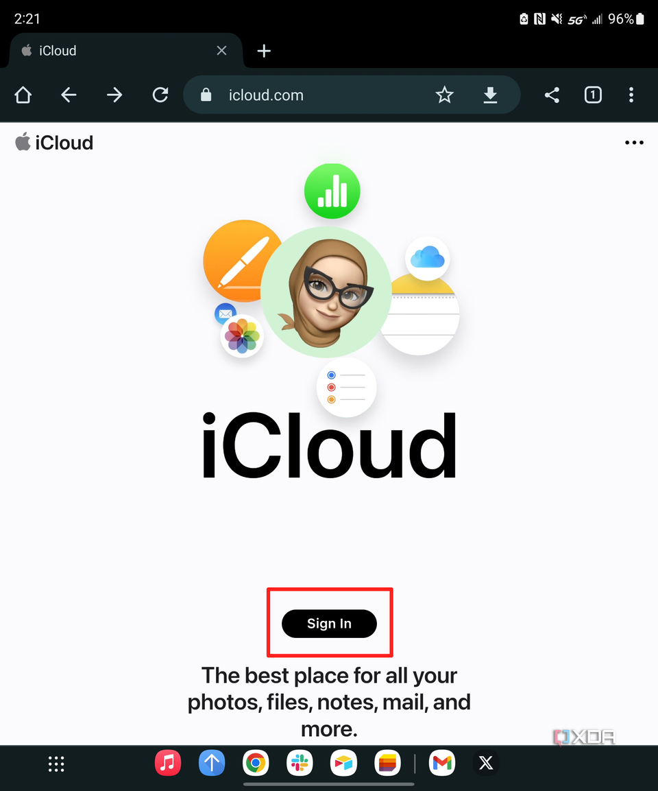 How to use iCloud services on your Android device