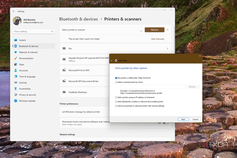 How to add a printer in Windows 11