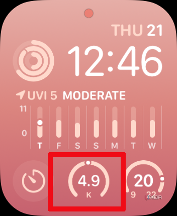How to see your daily steps on the Apple Watch face
