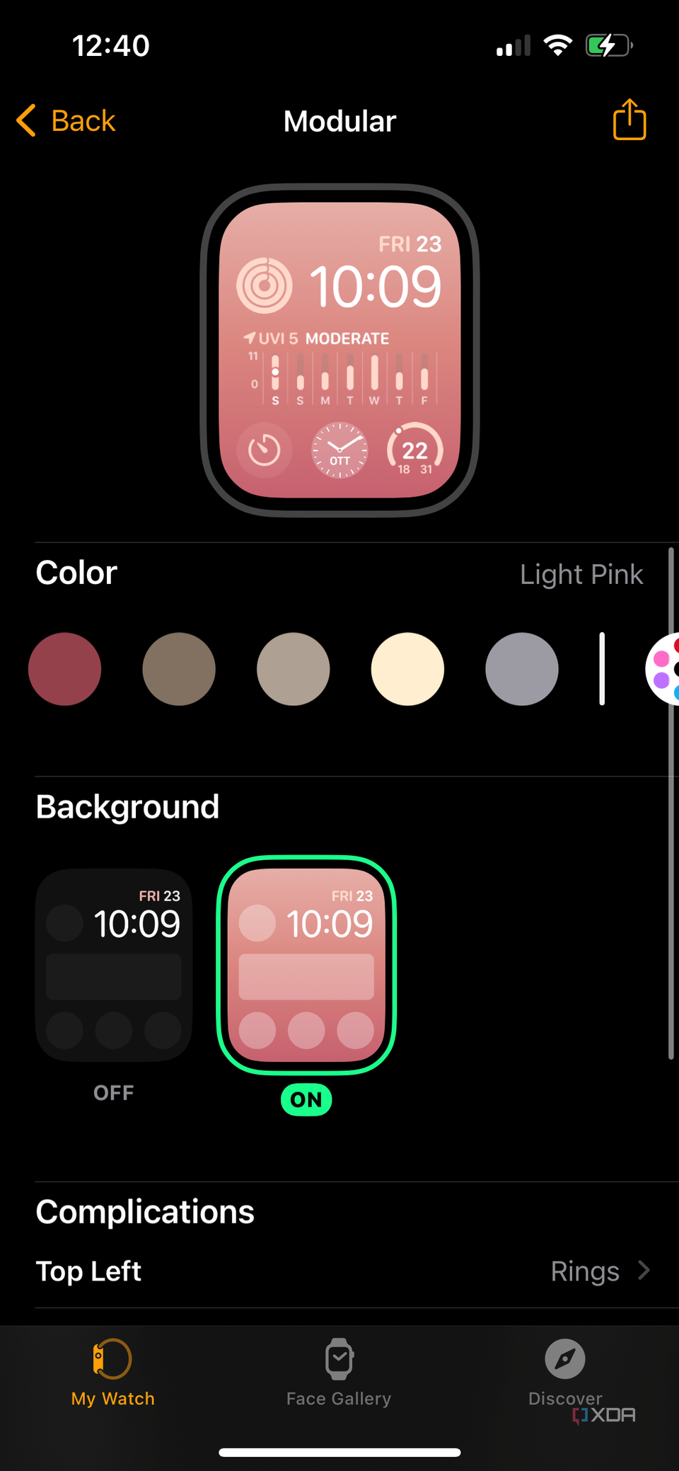 How to see your daily steps on the Apple Watch face