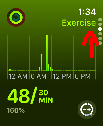 How to see your daily steps on the Apple Watch face