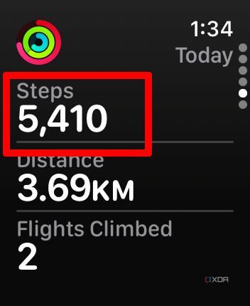 How to see your daily steps on the Apple Watch face