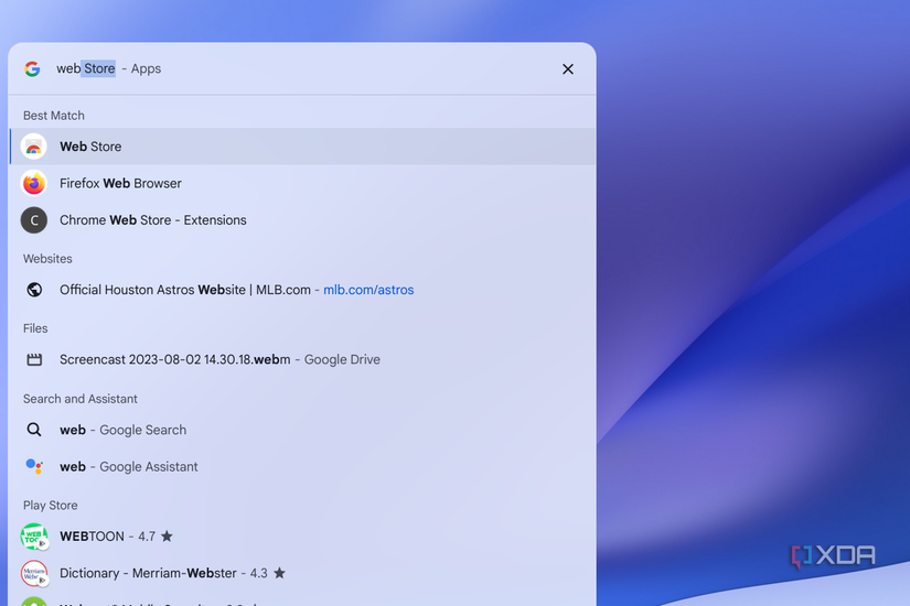 How to open the Chrome Web Store