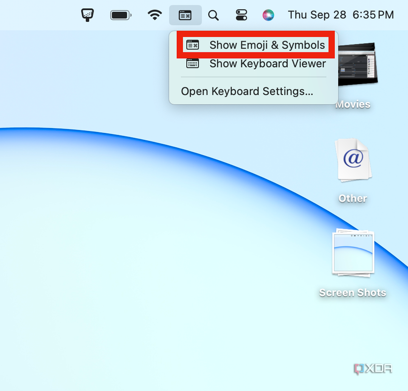 How to easily insert special characters on an Apple Mac