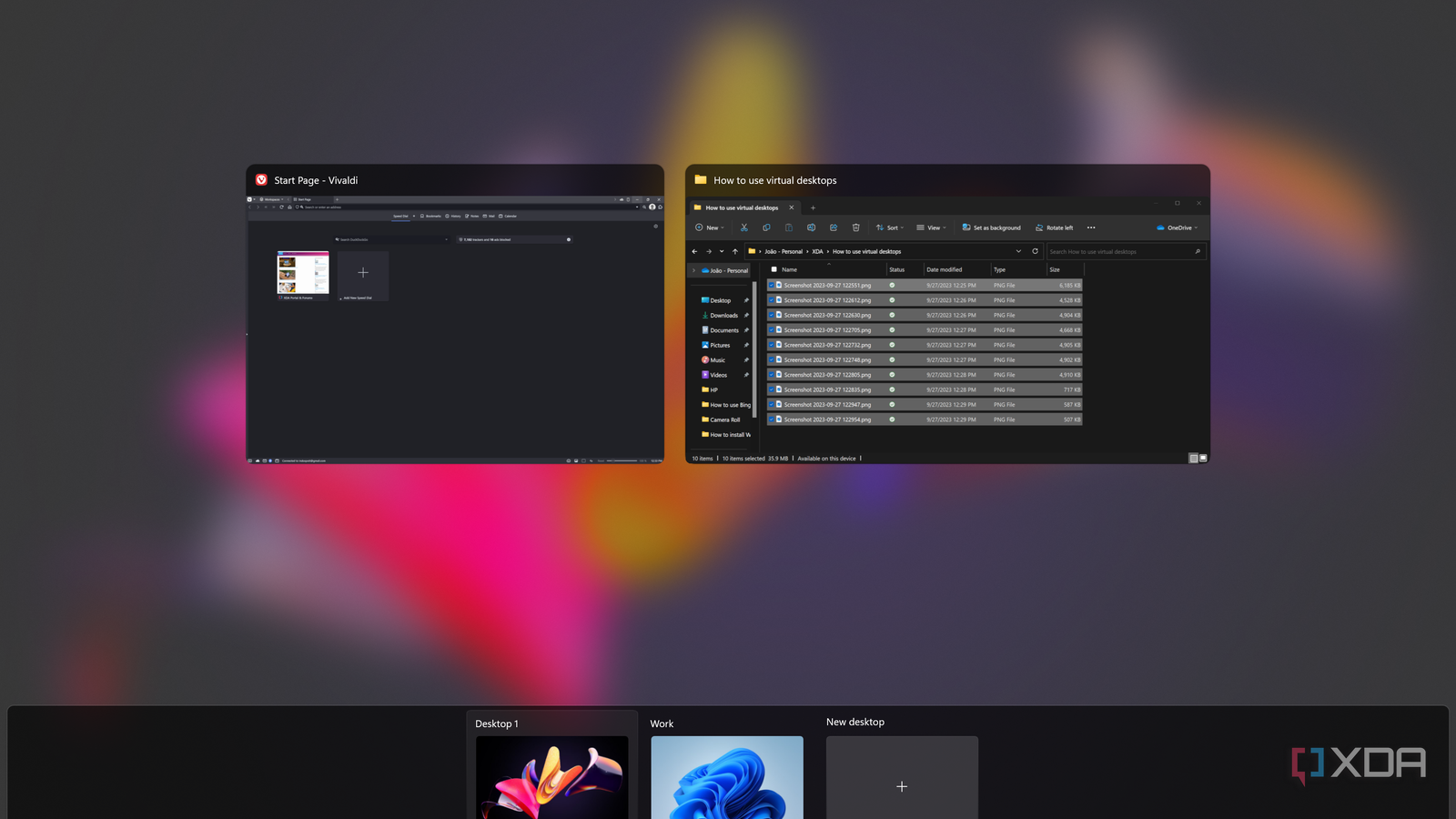 How to use virtual desktops in Windows 11