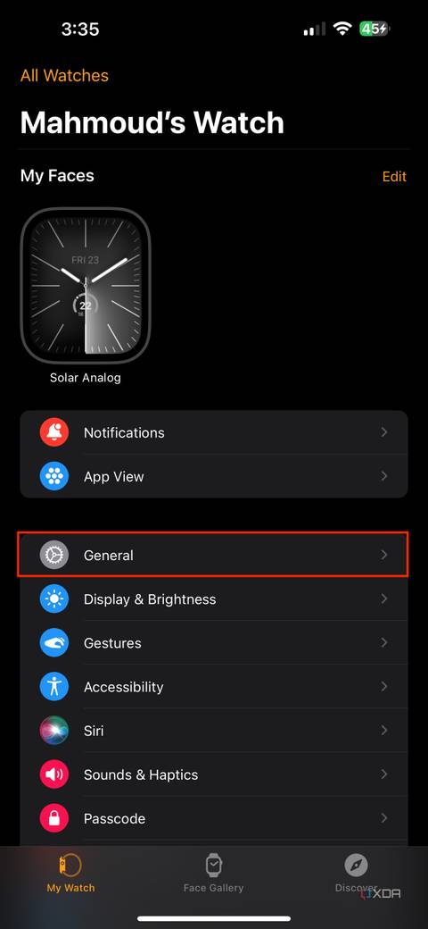 How to fix an upside-down Apple Watch screen