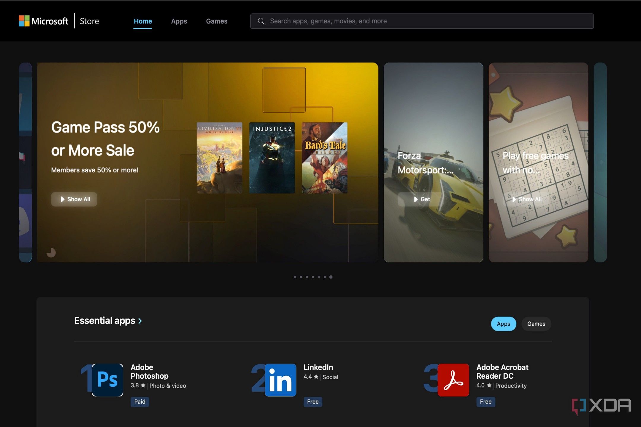 Microsoft Store website gets a redesign