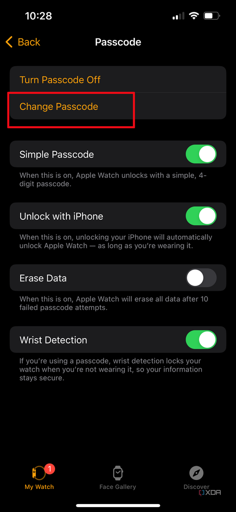 How to change your Apple Watch passcode