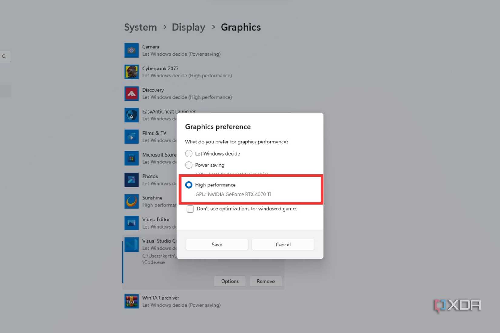 How to use your GPU in Visual Studio Code