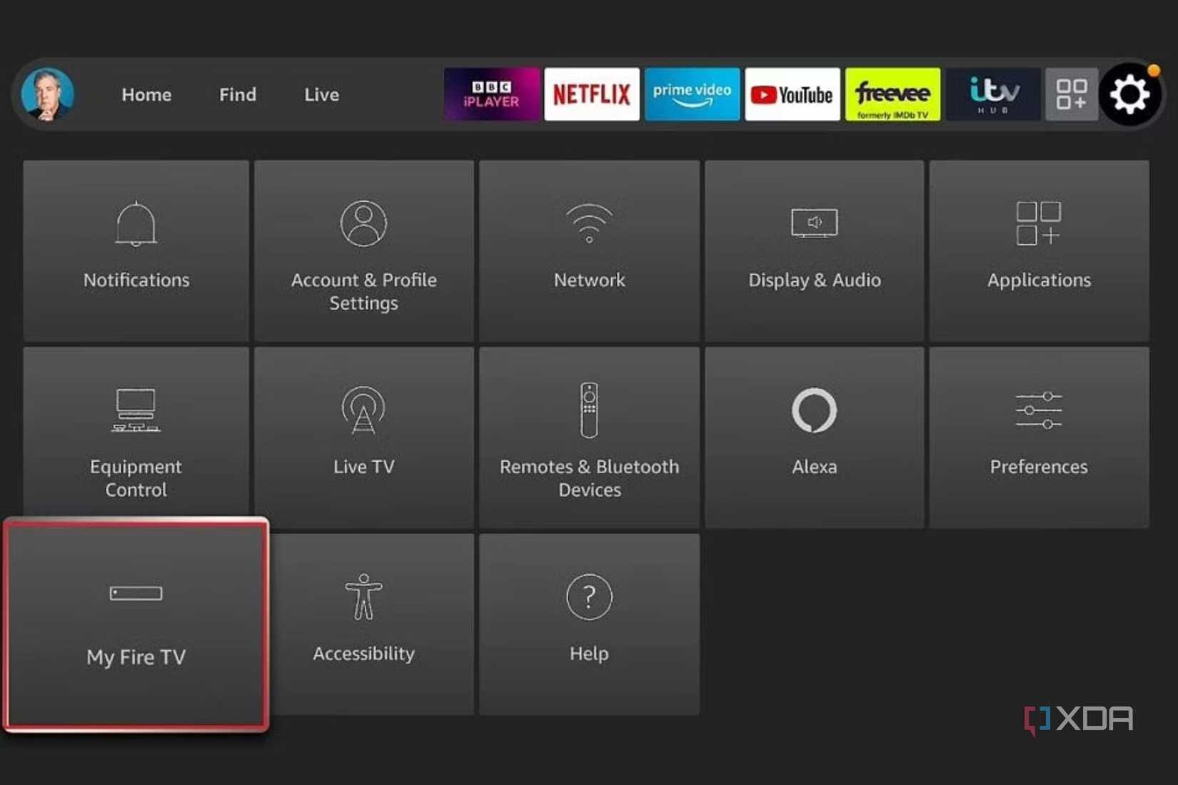 How to access developer options on Amazon Fire TV