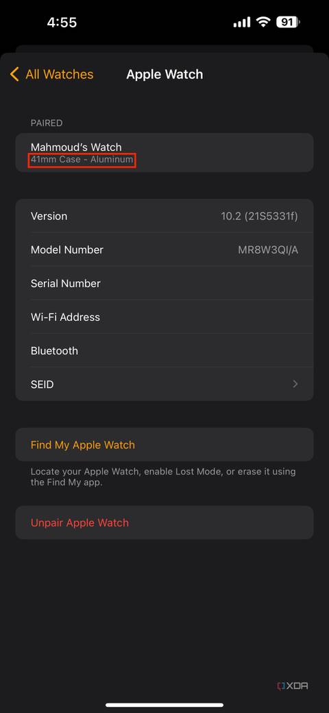 How to identify your Apple Watch model