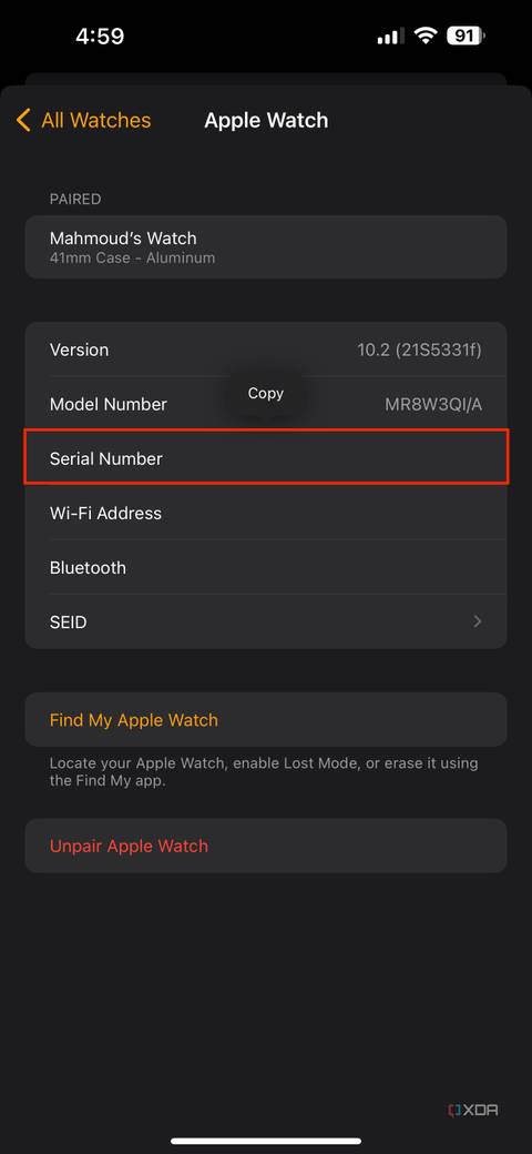 How to identify your Apple Watch model