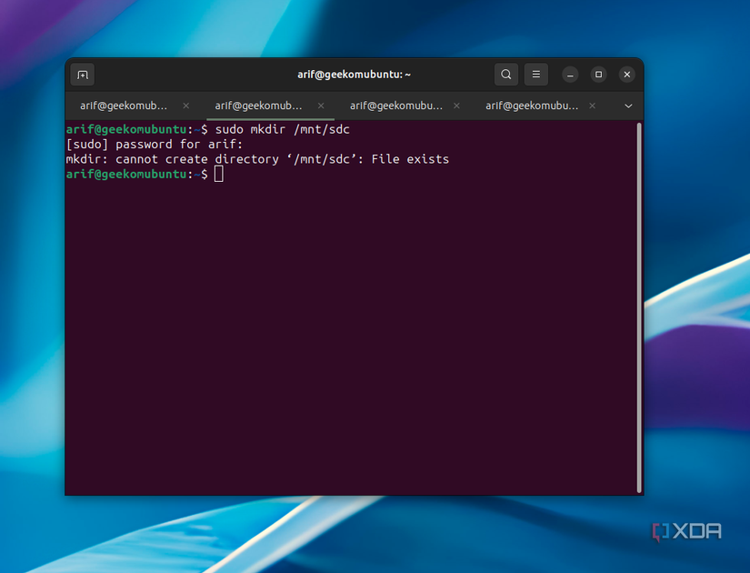 How to mount in Ubuntu
