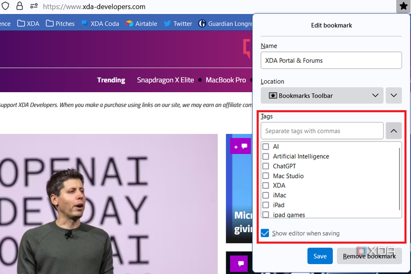 How to manage bookmarks in Chrome, Firefox and Microsoft Edge
