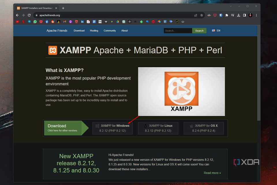 How to install XAMPP on Windows 11