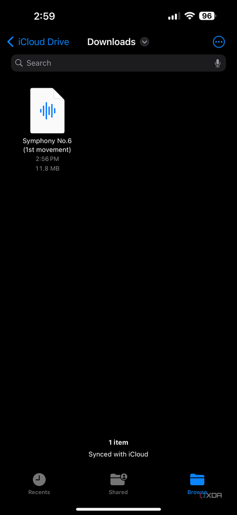 How to save a file on an iPhone or iPad