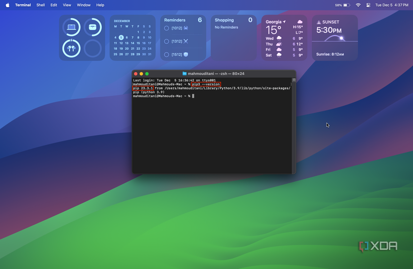 How to install Pip on Mac