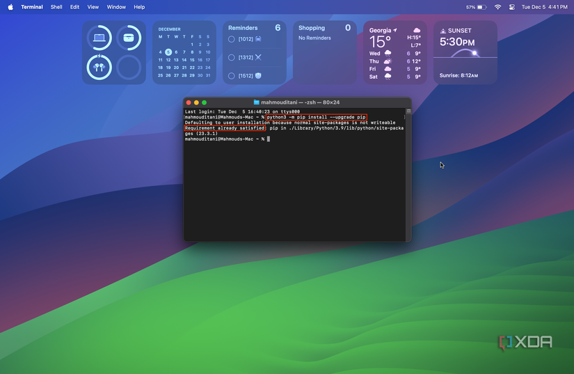 How to install Pip on Mac