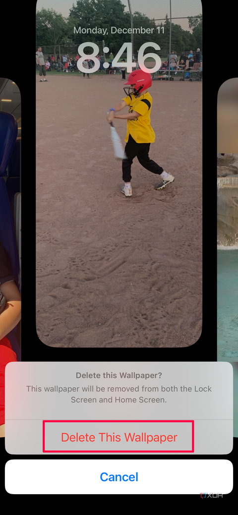 How to delete wallpapers on iOS