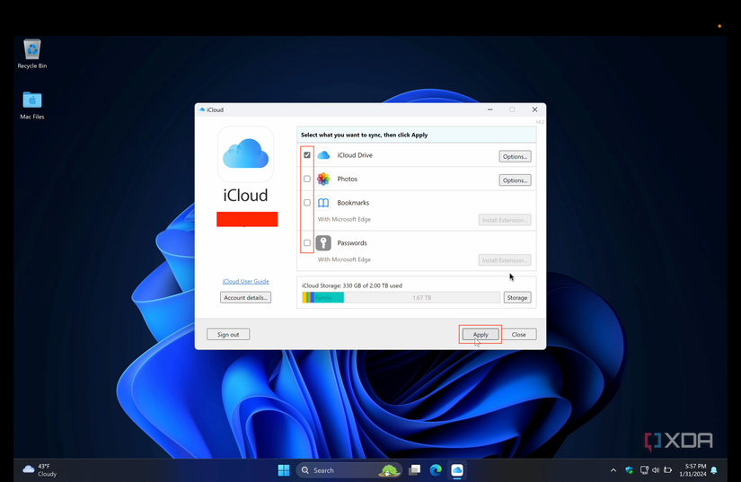 How to set up iCloud on Windows