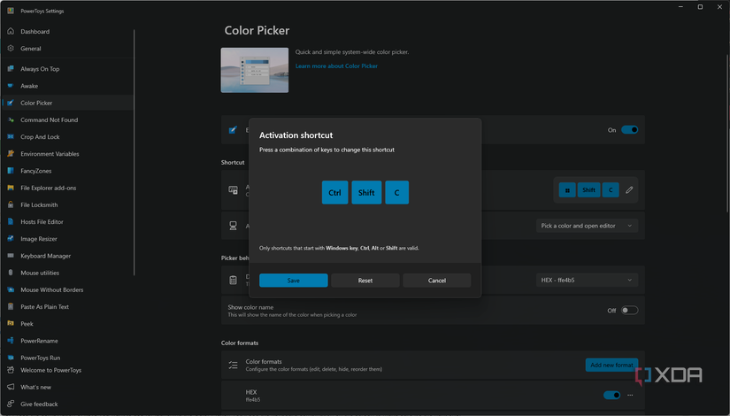 How to use Color Picker in PowerToys