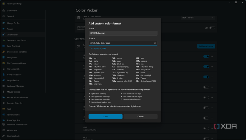 How to use Color Picker in PowerToys