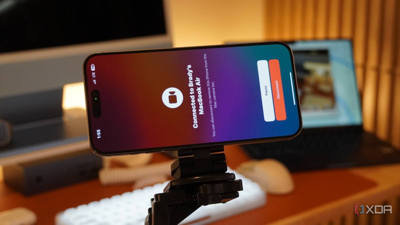 Belkin iPhone mount for Mac desktops review: Use Continuity Camera for ...