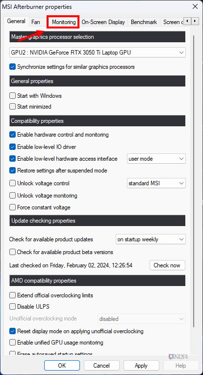 How to check your graphics card temperature on Windows 11