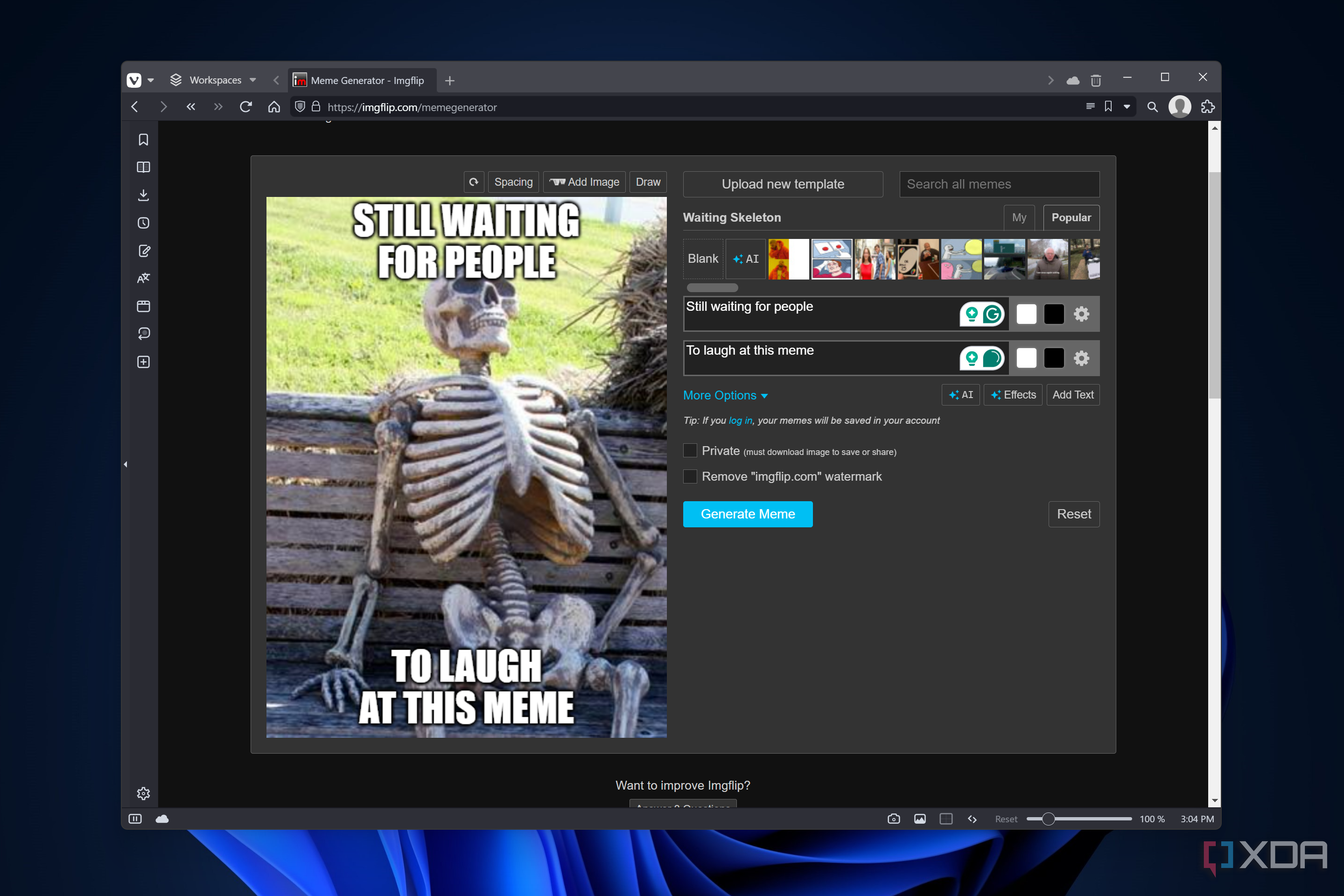 We Kunnen Het Meme Generator I Say We _____ Today Meme Generator