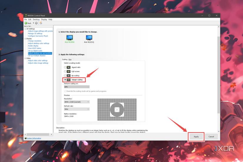 How to re-enable Nvidia's image sharpening option in control panel