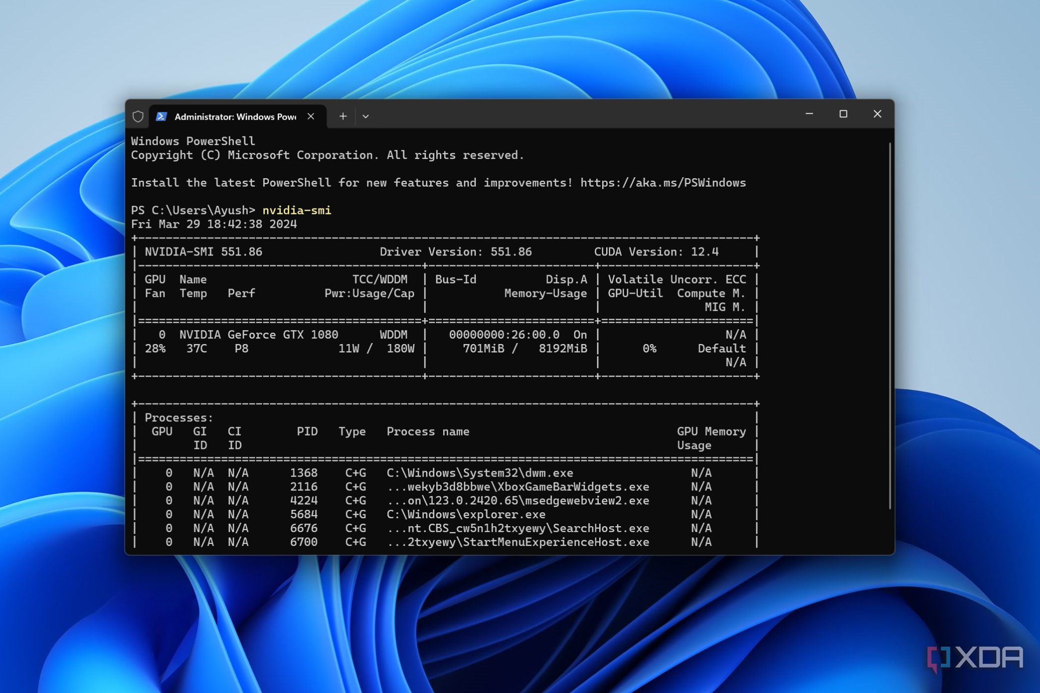 How to run Nvidia-SMI on Windows
