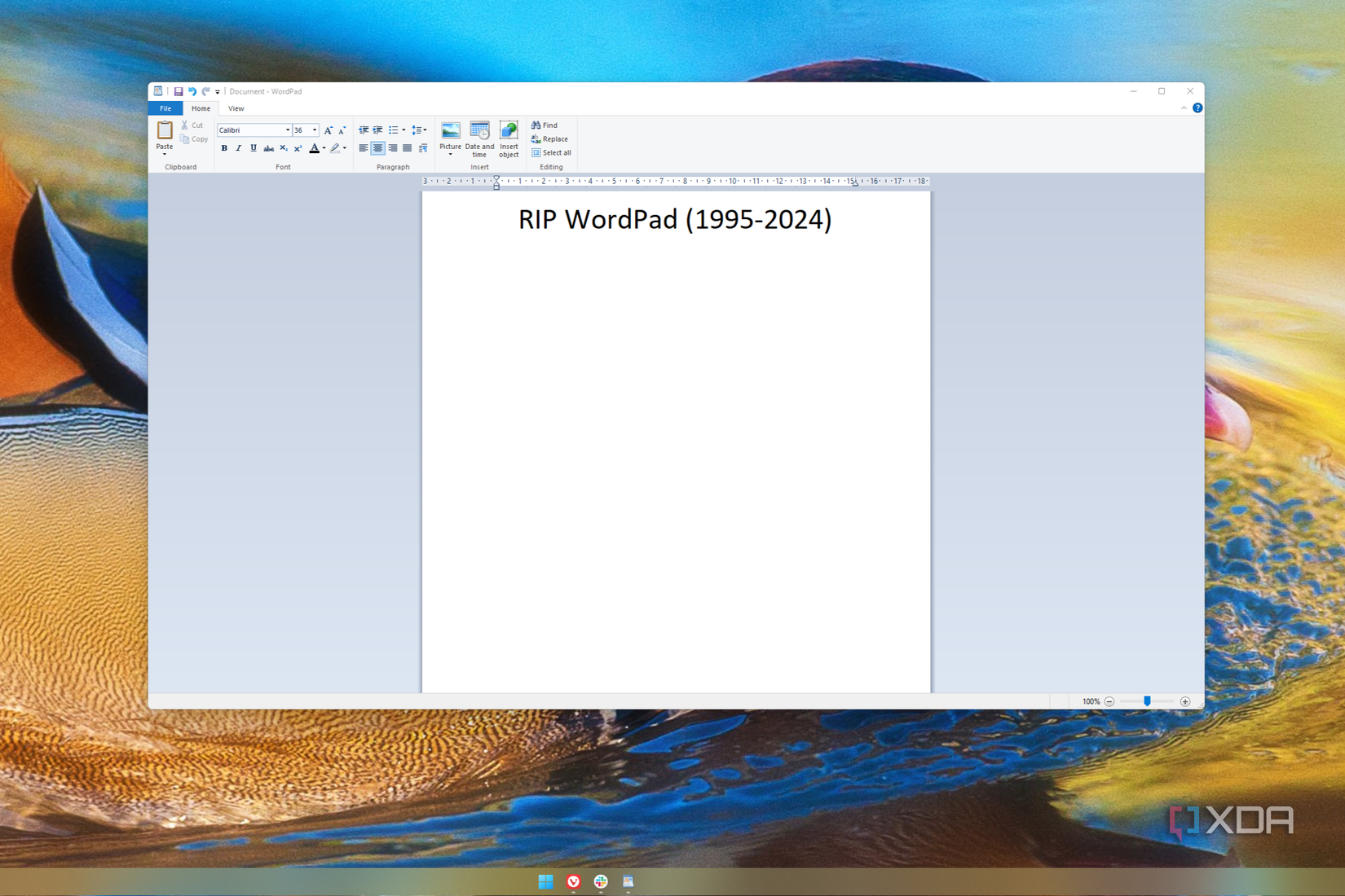 WordPad has been officially removed from Windows 11