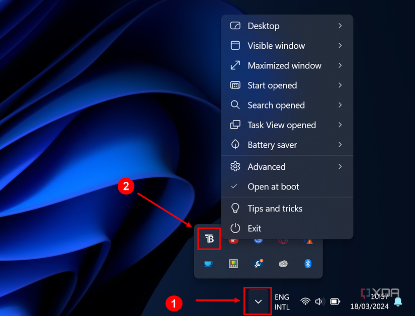 How to get a transparent taskbar on Windows 11