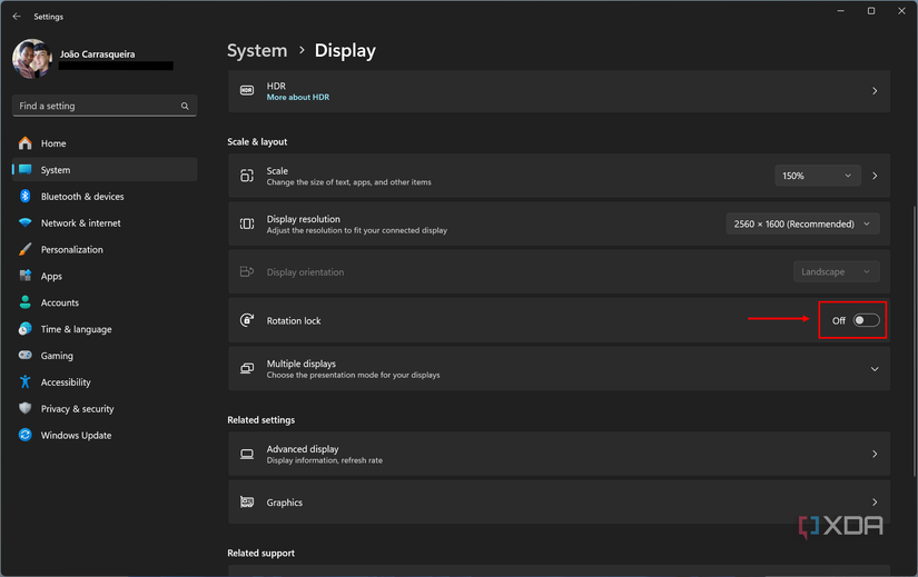How to rotate your screen in Windows 11