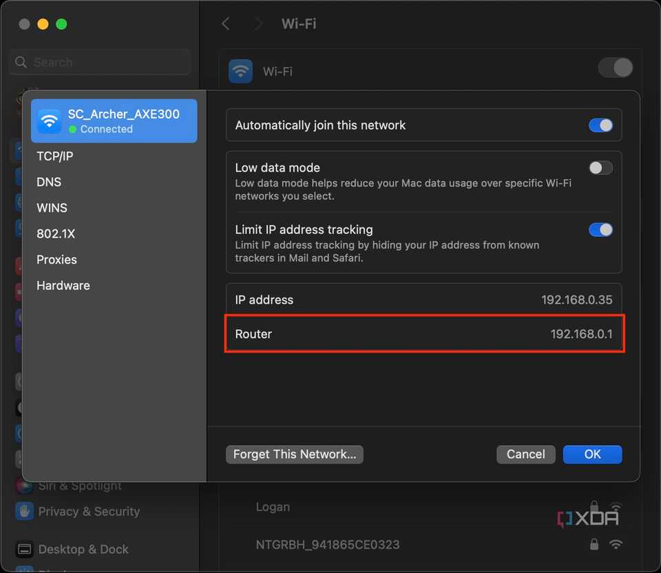 How to find a router IP address