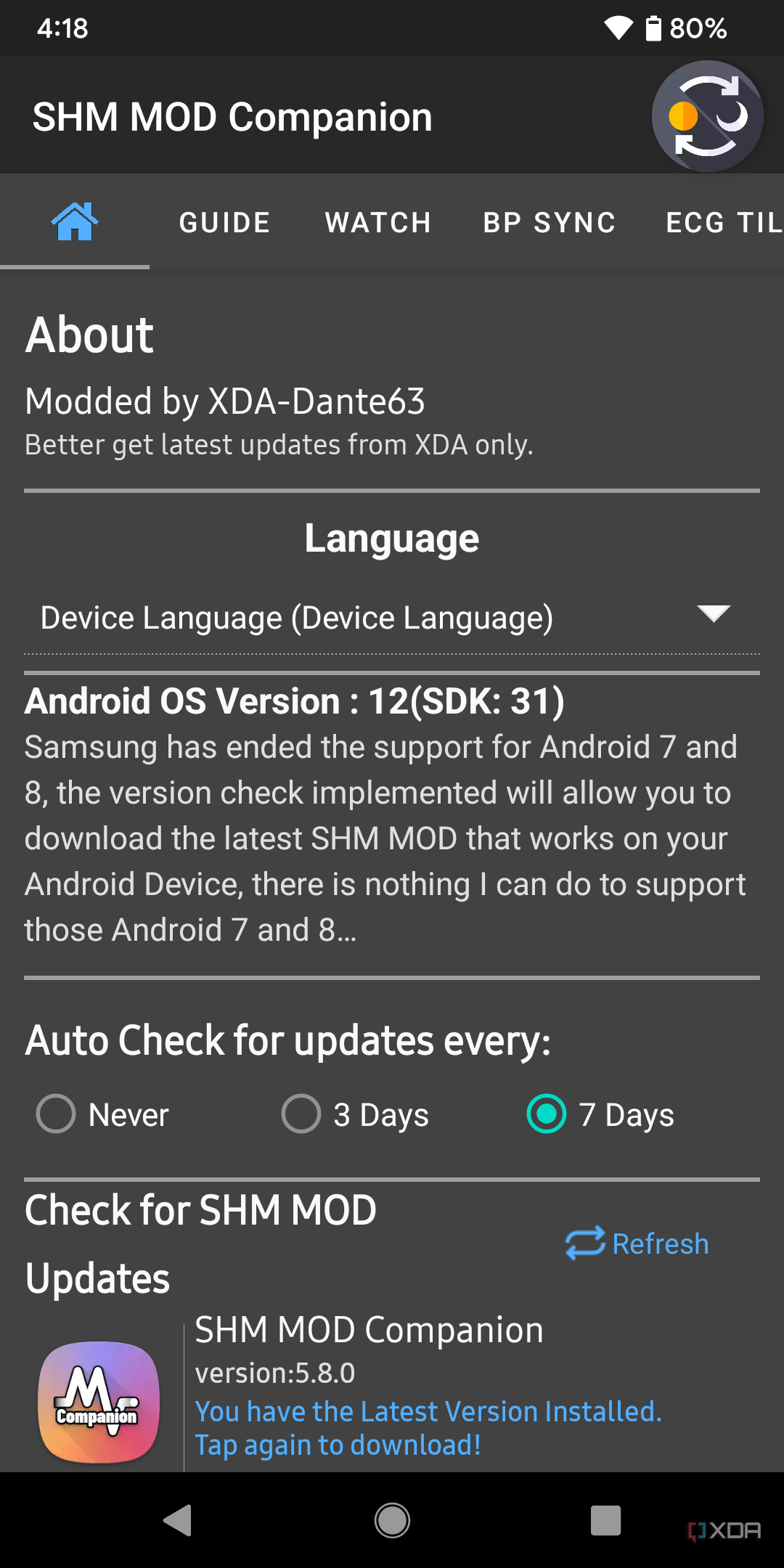 How to enable Blood Pressure Sync on the Samsung Galaxy Watch 4