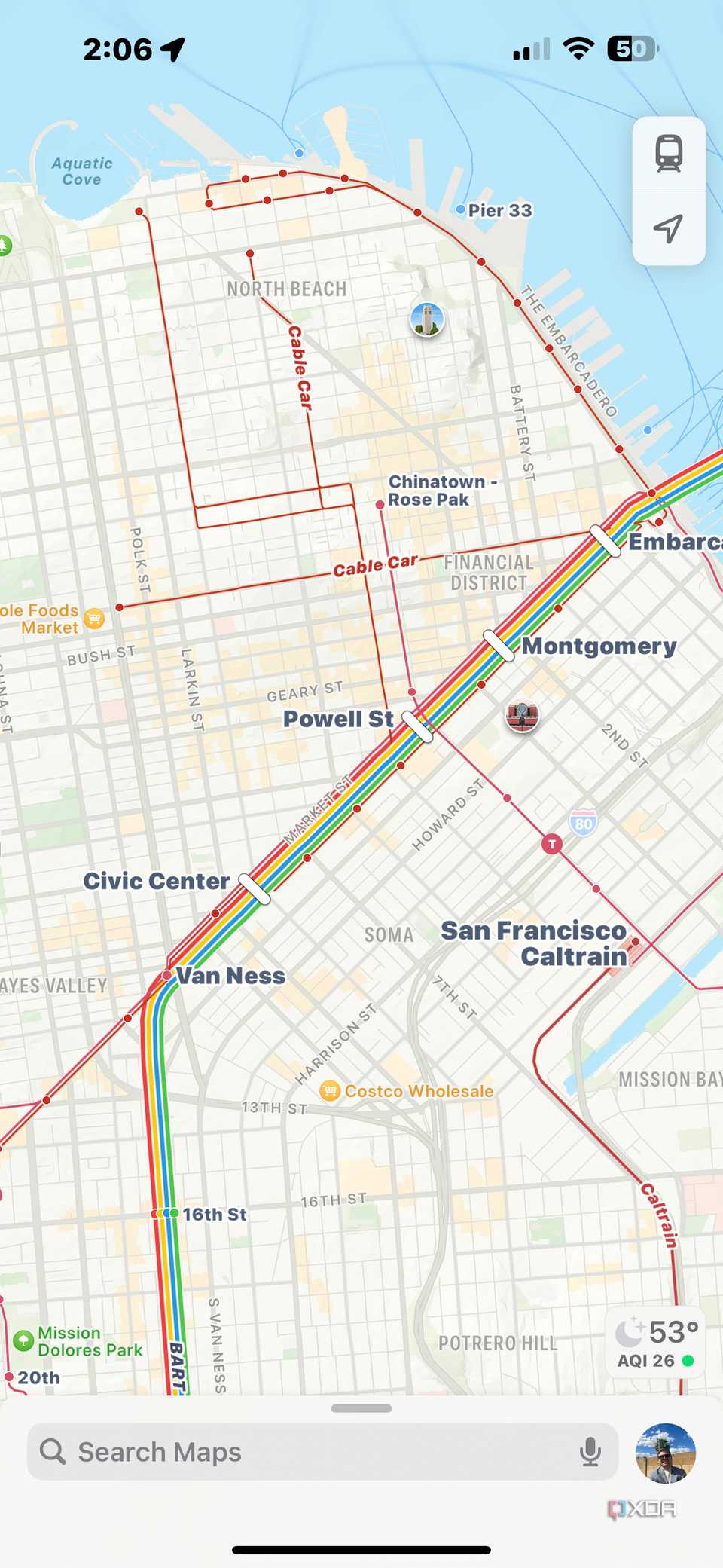 How to drop a pin on iPhone in Apple Maps